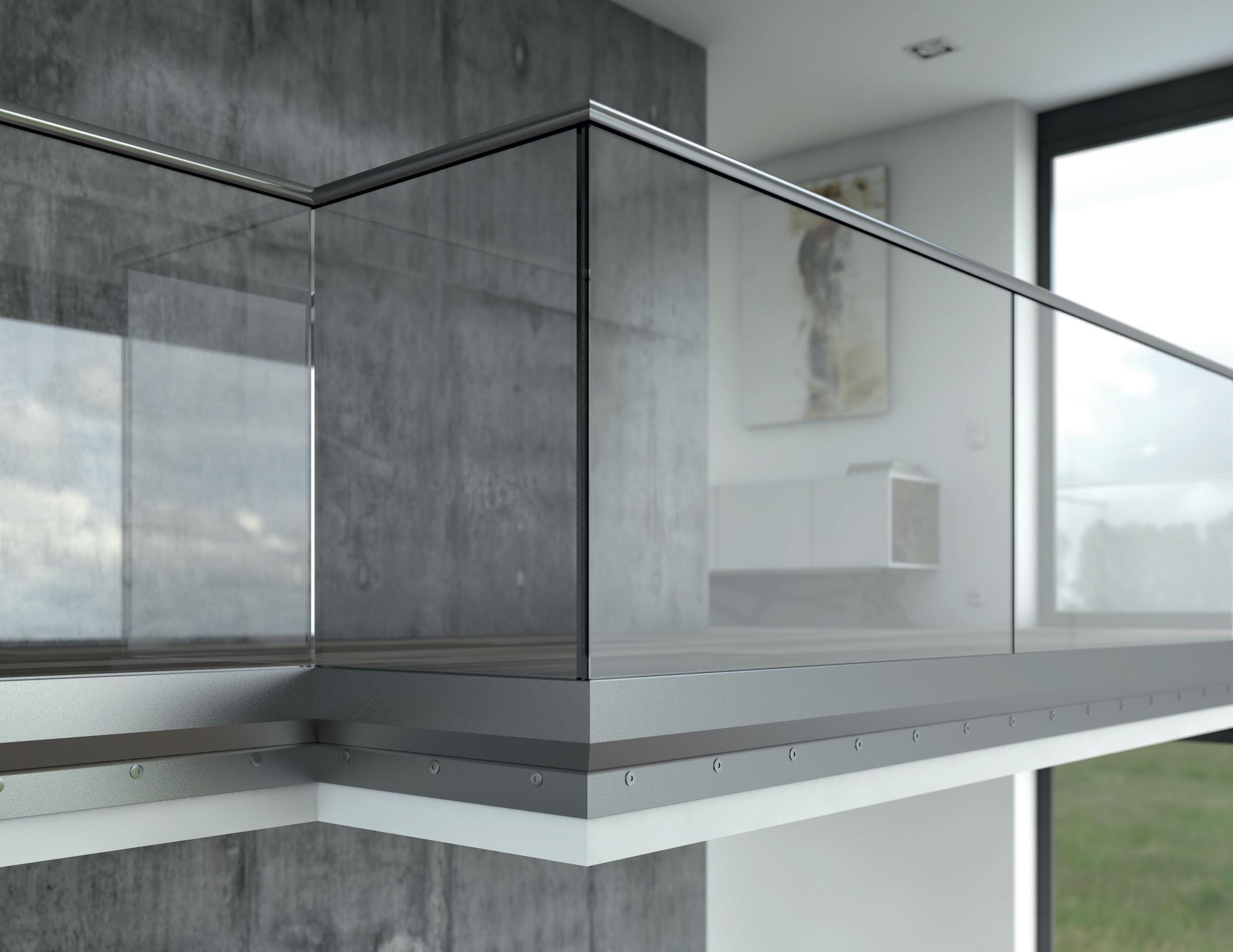 Solutions pour garde-corps tout en verre - CROSILUX 1.0 de CROSO France ...