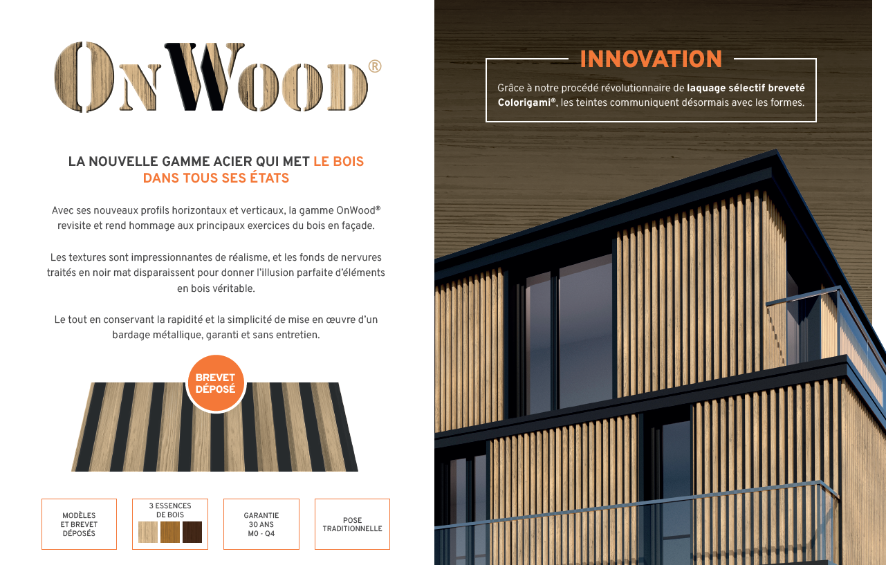 Gamme OnWood de ATELIERS 3S : fiche produit et informations techniques ...